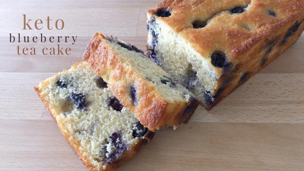 Keto Blueberry Tea Cake - Cool Keto Recipes