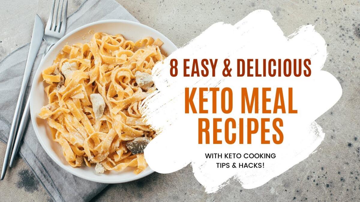 8 Quick & Easy Keto Recipes For Busy Bees! ???????? | Keto Meal Prep ...