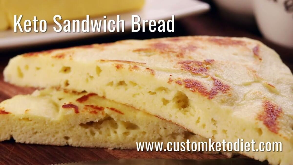 Keto Sandwich Bread Recipe | Easy Low-Carb Bread For Keto Lunch ...